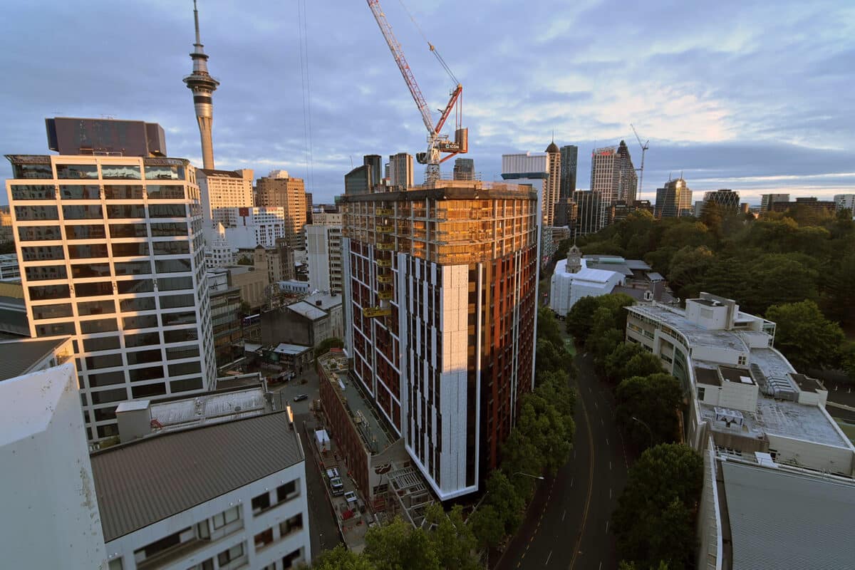 Lorne Street Student Accommodation Tops Out - Ashton Mitchell Architects
